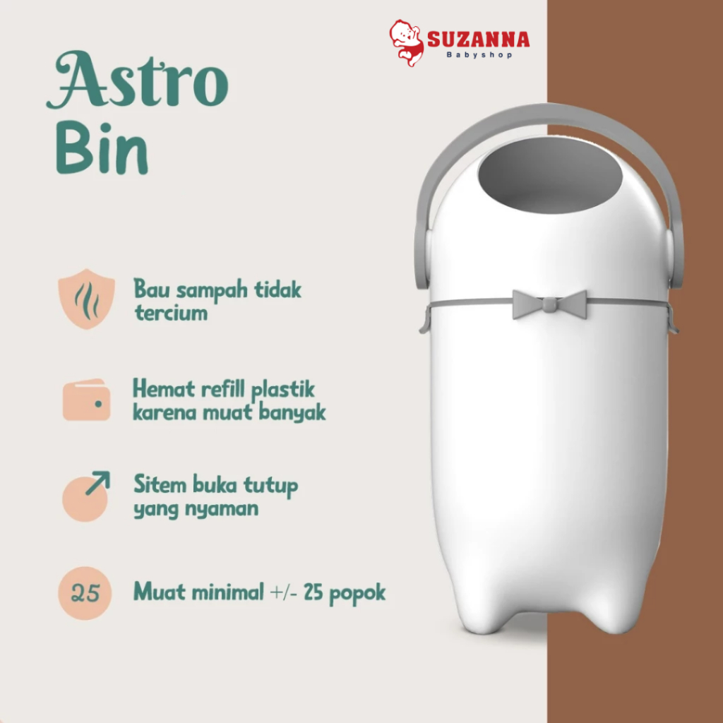 Astro Bin Anti-Odor Trash Can | Shopee Singapore