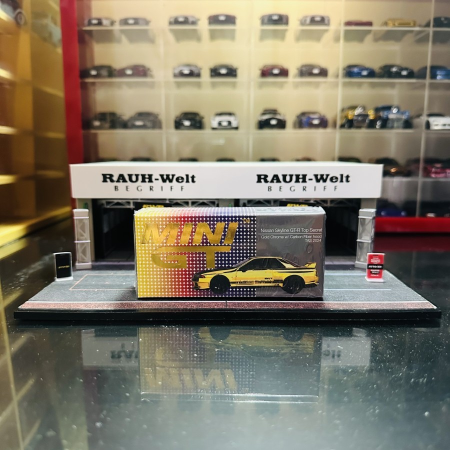 Mini GT 671 Nissan Skyline GTR VR32 Top Secret Gold Chrome TAS 2024 ...