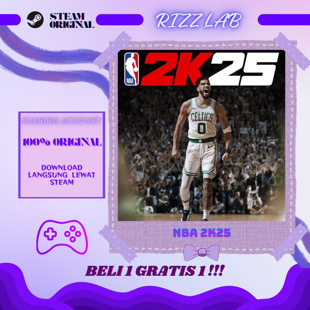 NBA 2k25 Steam Sharing PC original Steam guard | Shopee Singapore