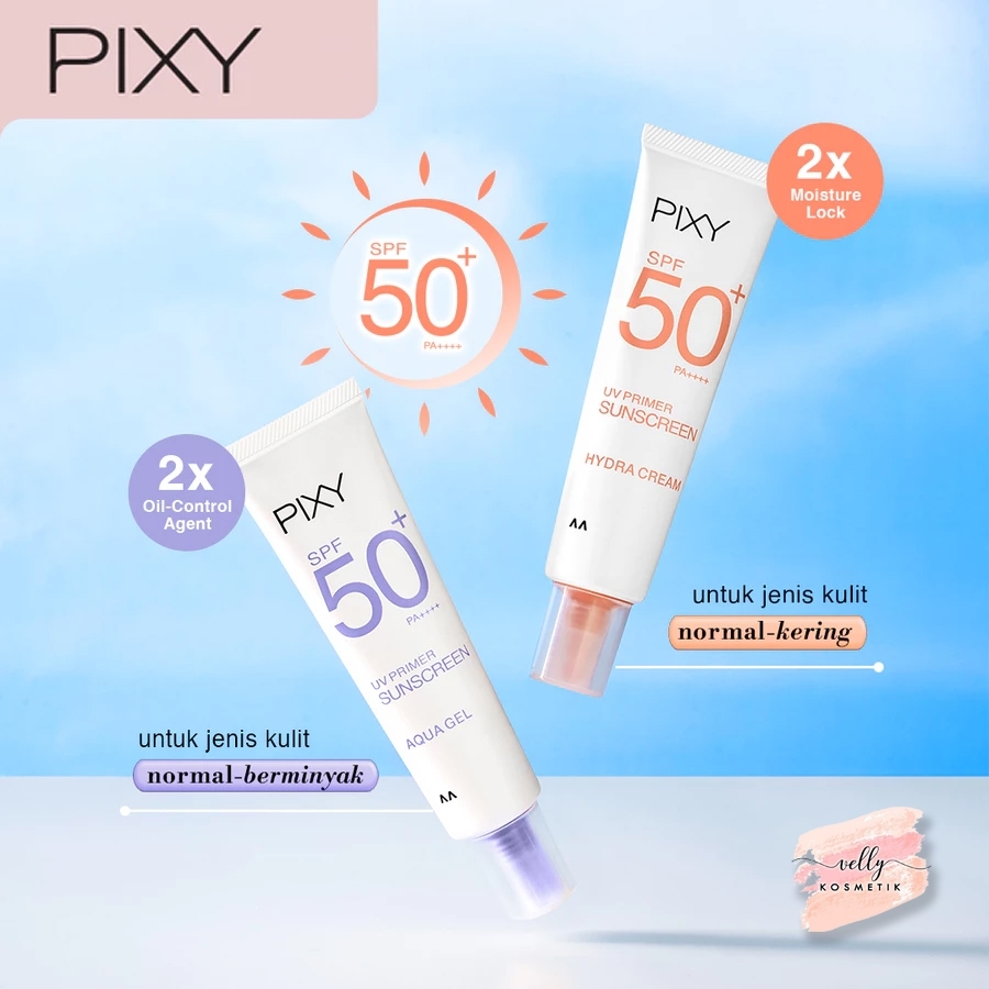 PIXY UV Primer Sunscreen Aqua Gel & Hydra Cream SPF50+ 30 gr | Shopee ...