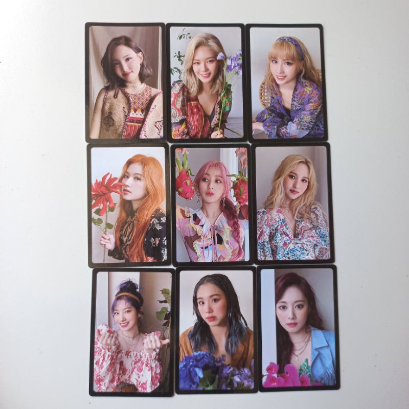 Photocard Benefits Twice Official More and More Nayeon Jeongyeon Momo Sana Jihyo Mina Dahyun ...