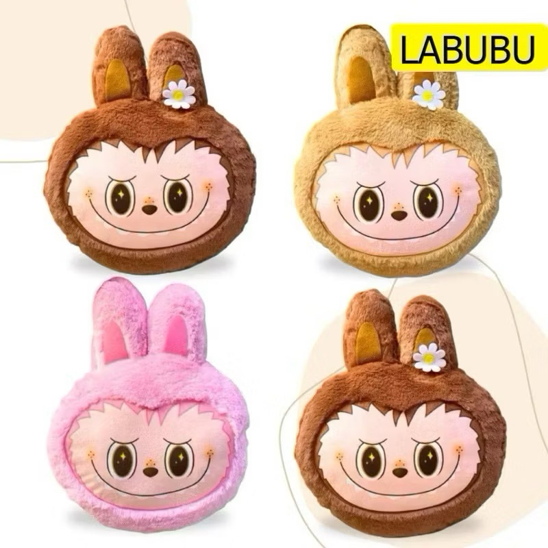Labubu The Monster Pillow Pillow 40Cm Unofficial Heart Macaron ...