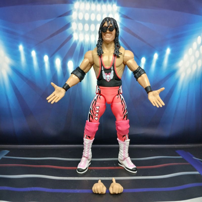 WWE WCW MATTEL ELITE 2 PACK BRET HART THE HITMAN | Shopee Singapore