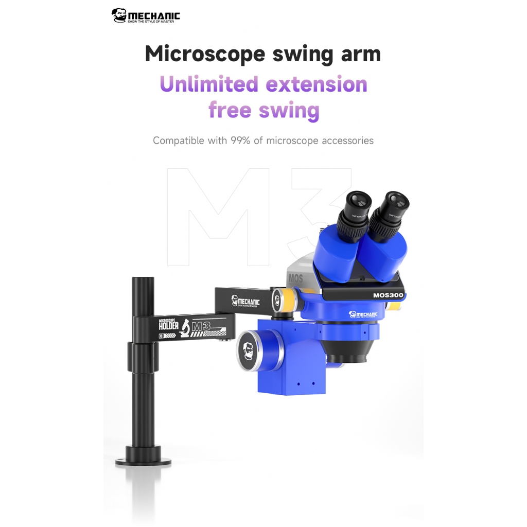 ORIGINAL MECHANIC MODEL M3 BLACK MICROSCOPE STAND | Shopee Singapore