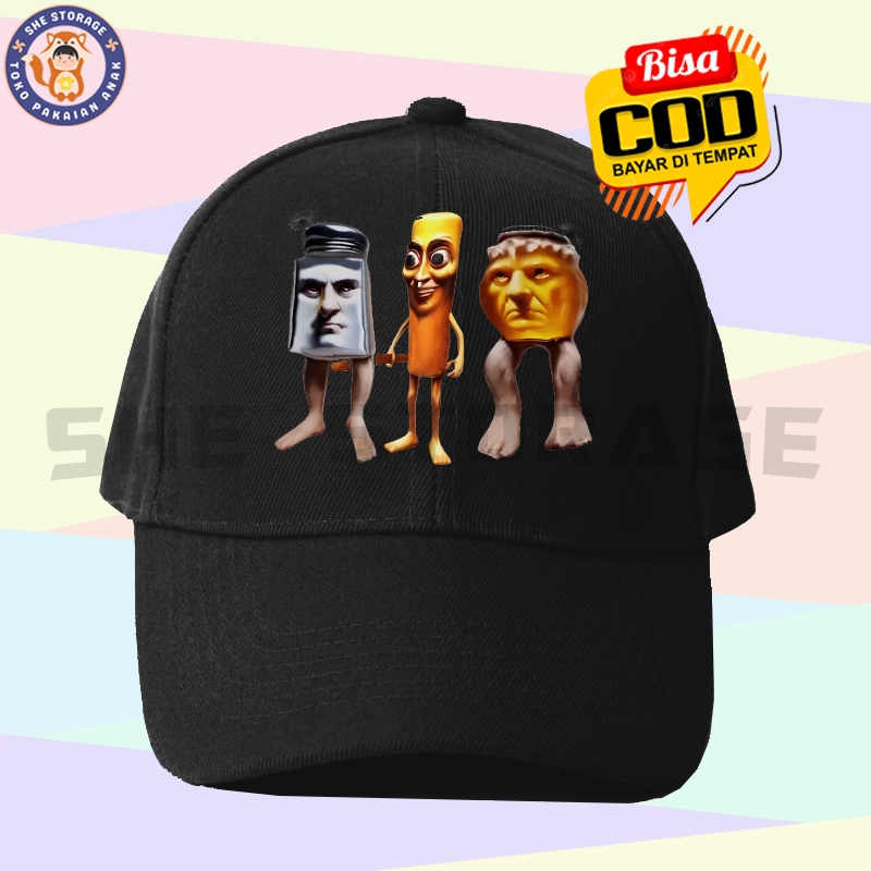 CHILDREN'S BASEBALL HAT ANOMALI TUNG TUNG SAHUR SALT HONEY | Shopee ...