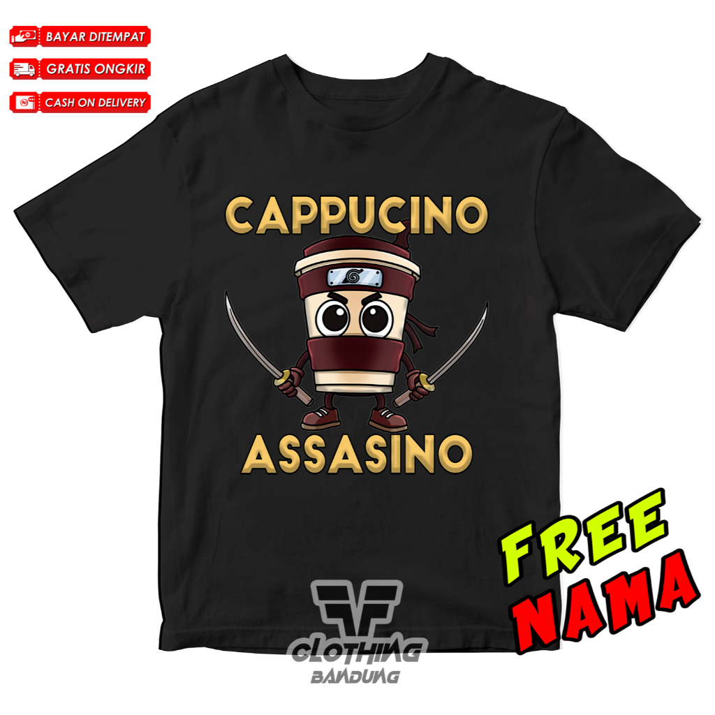 ANOMALI CAPPUCINO ASSASINO ANOMALI ITALIAN BRAINROT T-SHIRTS BOYS GIRLS ...