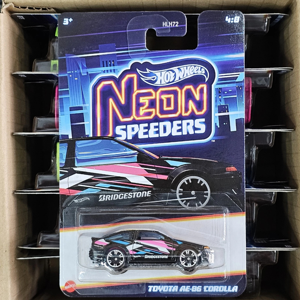 2025 HOT WHEELS TOYOTA AE86 COROLLA EXCLUSIVE NEON SPEEDERS | Shopee ...