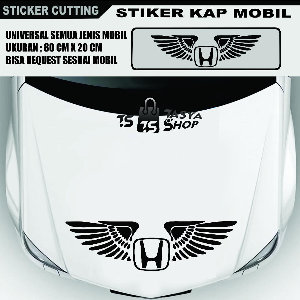 HONDA CAR HOOD STICKER WING MOTIF STICKER CAP STICKER FOR ALL TYPES OF ...