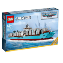 LEGO 10241 Maersk Triple-E Container Ship Building Kit | Shopee Singapore