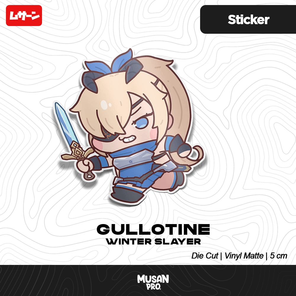 Sticker - Gullotine WINTER SLAYER - NIKKE - Musan - Fan Merch | Shopee ...