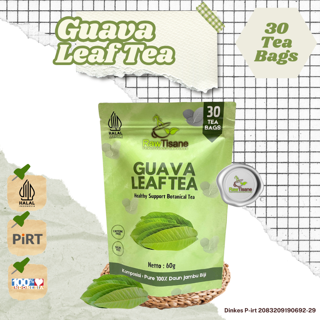 RAW TASANE Guava Leaf Tea: Guava Leaf Tea Bags, All Variants, Contains ...