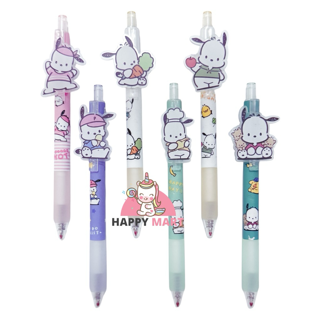Sanrio Character Pens – Pochacco Series (Set of 6 Variants) | Shopee ...