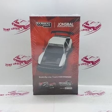 Tarmac Works Toyota Sprinter Trueno AE86 Widebody White & Black ...