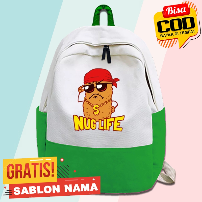 Chicken Nugget Meme Nug Life Children's Backpack / Kindergarten ...