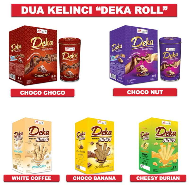 Deka Wafer Roll | Deka Wafer Jumbo | Two Rabbits | Shopee Singapore