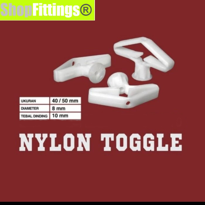 Viser Fiser Fisher Gypsum Gypsum Plastic Nylon White Toggle Drywall ...