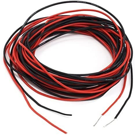 MERAH RETAIL 1 meter RED 20AWG 20 AWG silicone wire cable | Shopee ...