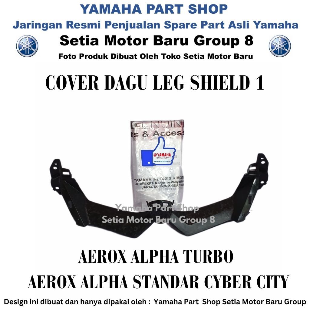 Lexil Leg Shield 1 Aerox Alpha Standard Turbo Cyber City Chin Cover ...
