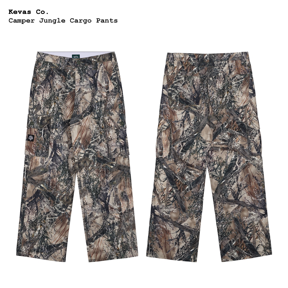 Kevas Camper Jungle Cargo Pants (Baggy Fit) | Shopee Singapore