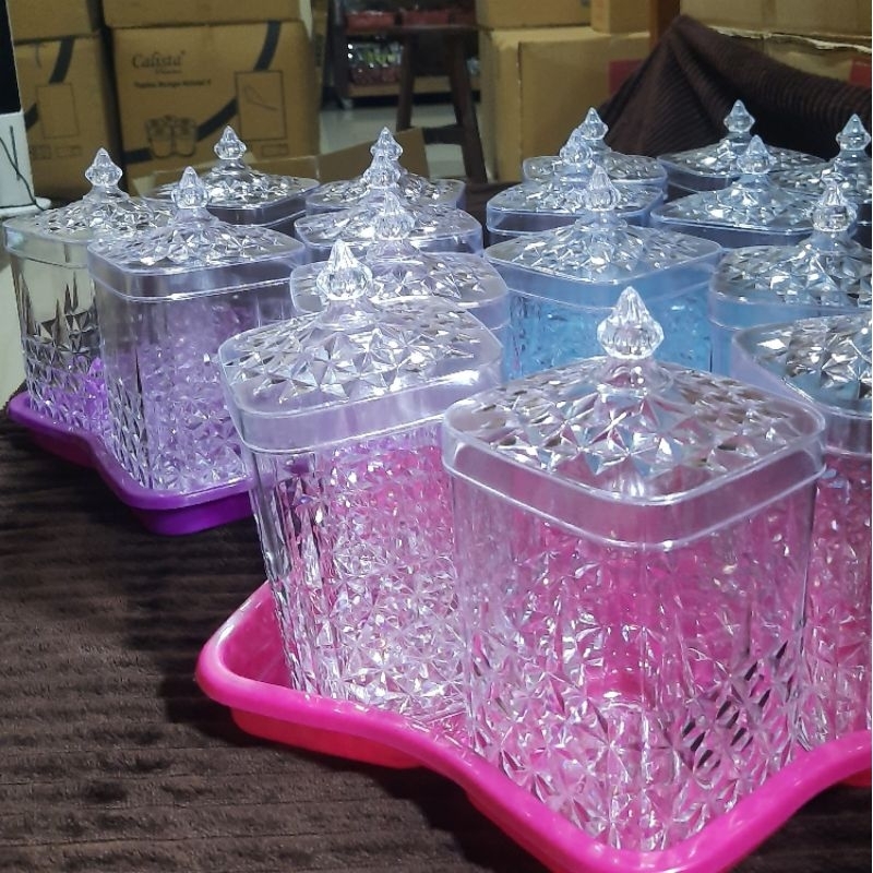 Premium Calista Starfruit Seed Jar Crystal Leaf Flower | Beautiful Yoyo ...