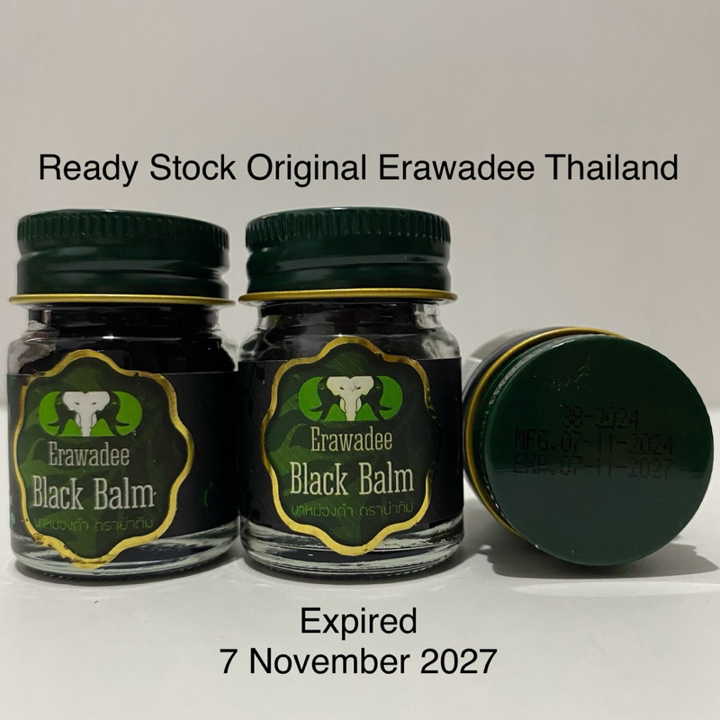 Erawadee 66 Royal Black Balm / Erawadee Agarwood Essential Oil ...