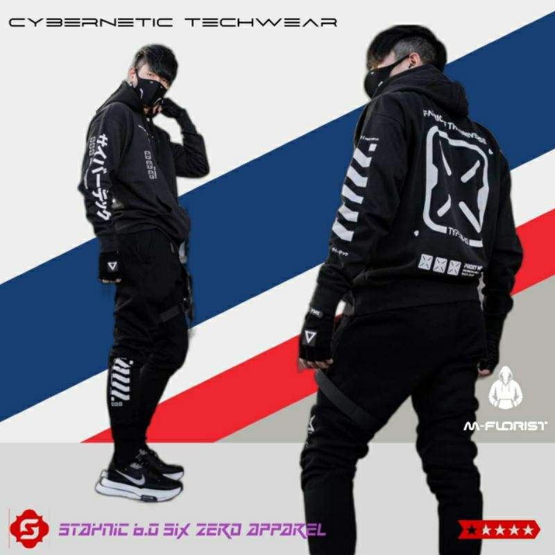 Xb-03b Japanese Techwear | Tactical Hoodie Jacket | Shopee Singapore
