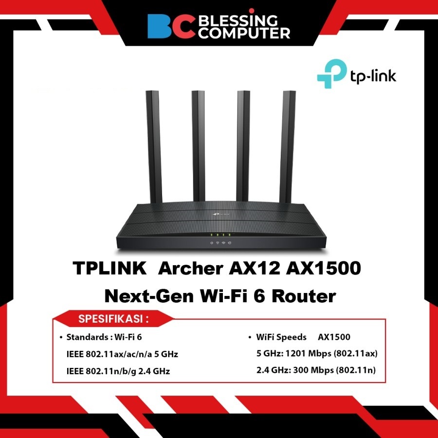 TPLINK Archer AX12 AX1500 Next-Gen Wi-Fi 6 Router | Shopee Singapore