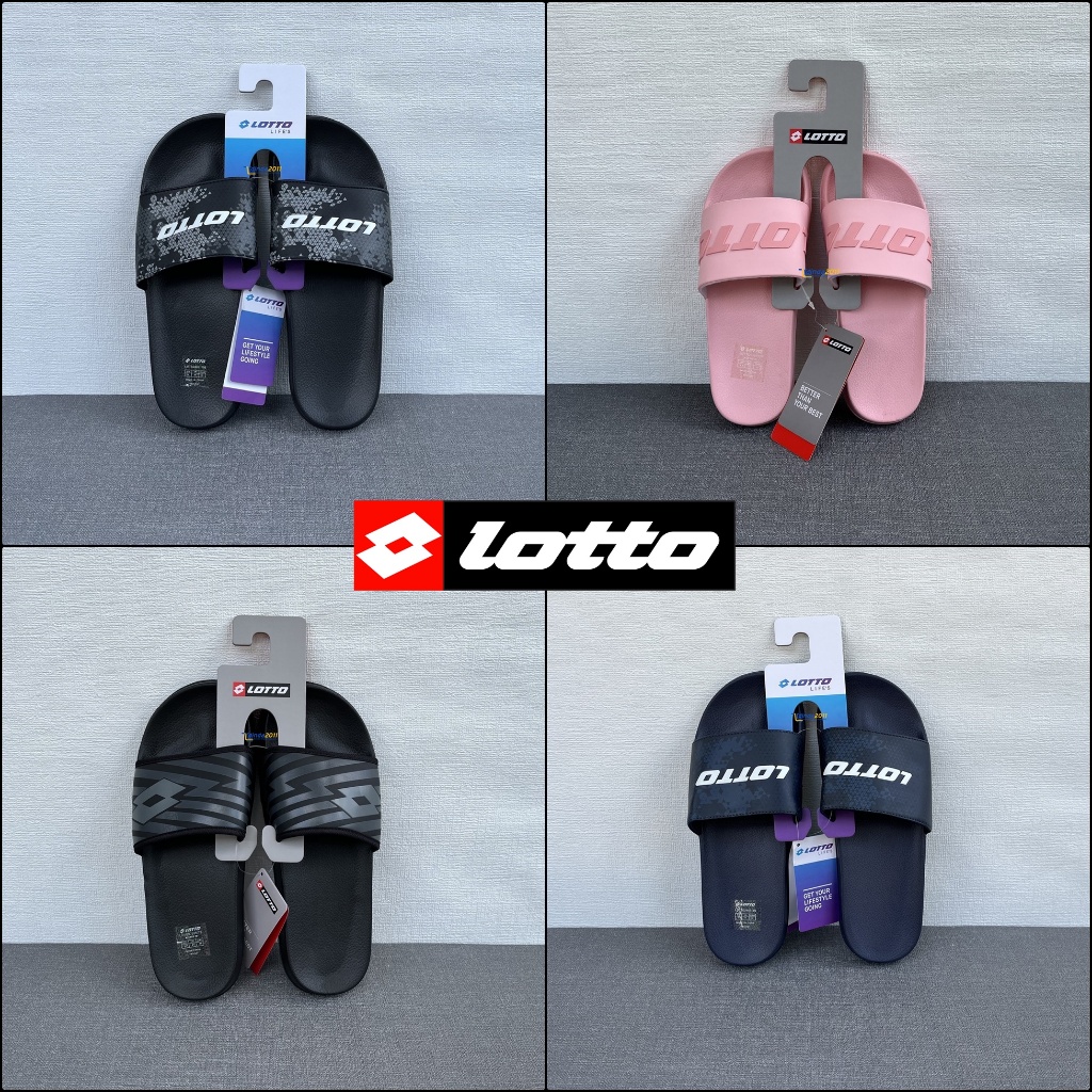 Official Original LOTTO Slide Sandals | Shopee Singapore