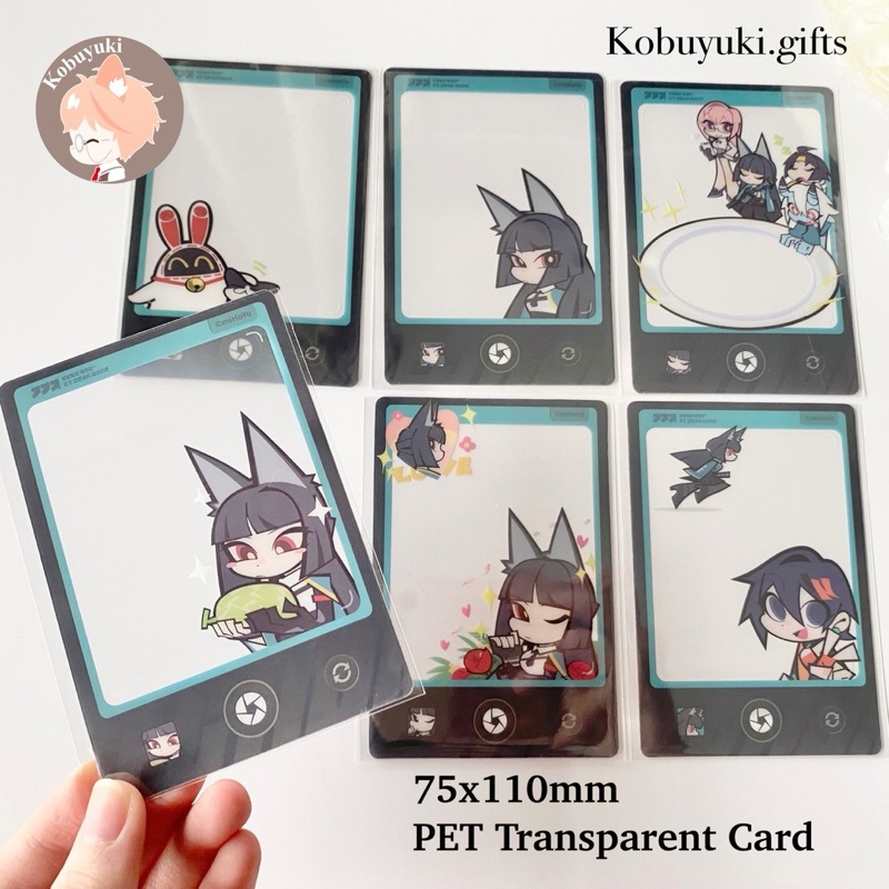 OFFICIAL ZZZ Transparent PET card collection photo Hoshimi Miyabi ...