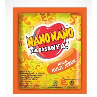Nano Nano Orange Skin Flavored Candy [30 x 2.5gr ] PCS | Shopee Singapore