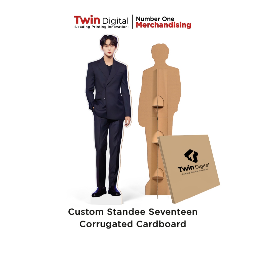 Twindigital Custom Human Standee Idol Figure Real Size Corrugated Free ...