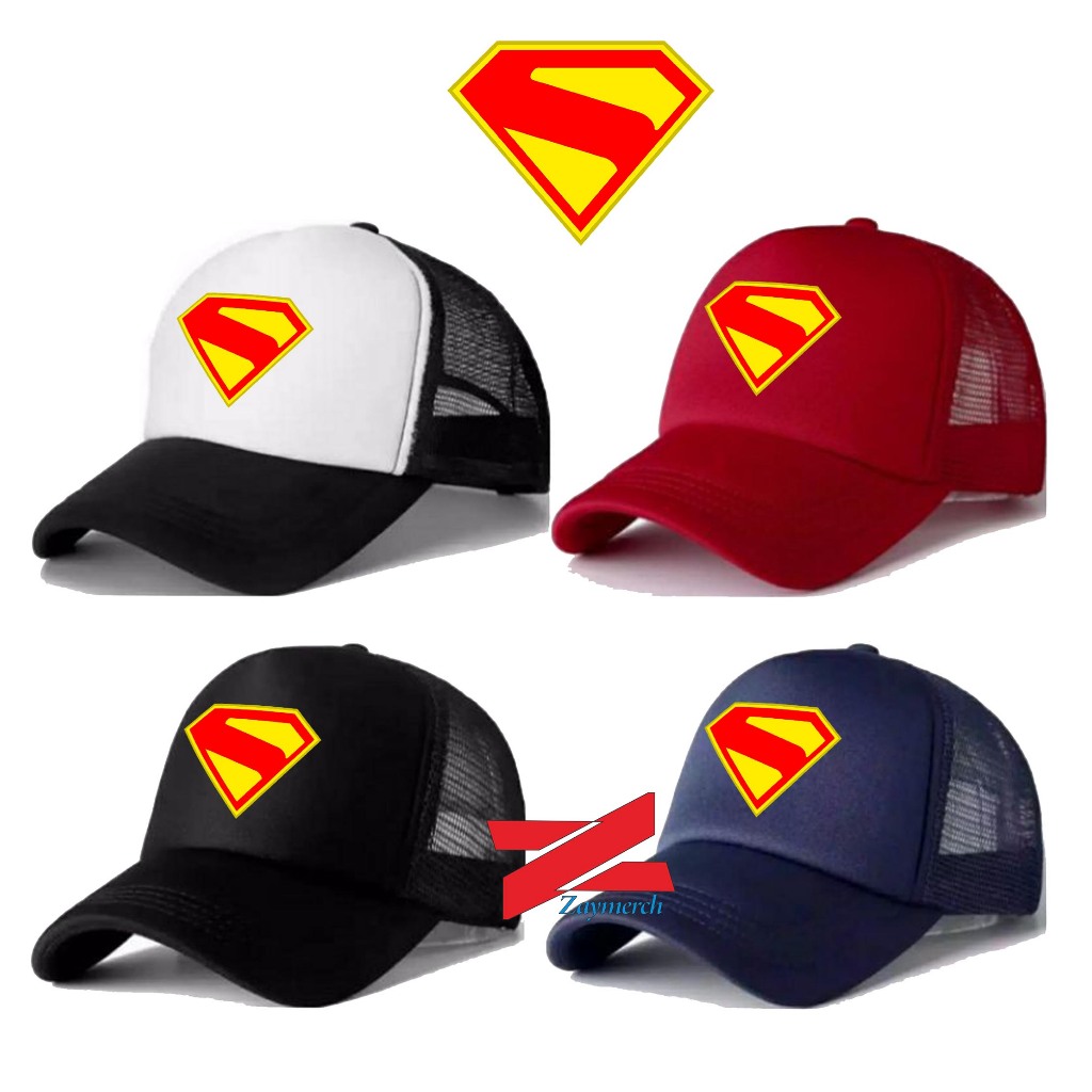 2025 logo superman hat superman logo kids hat | Shopee Singapore