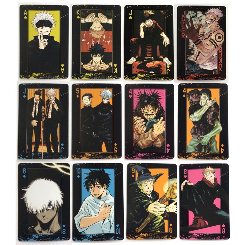 Jujutsu Kaisen Playing Cards / Trump Card Official - Gojo Geto Yuuji ...
