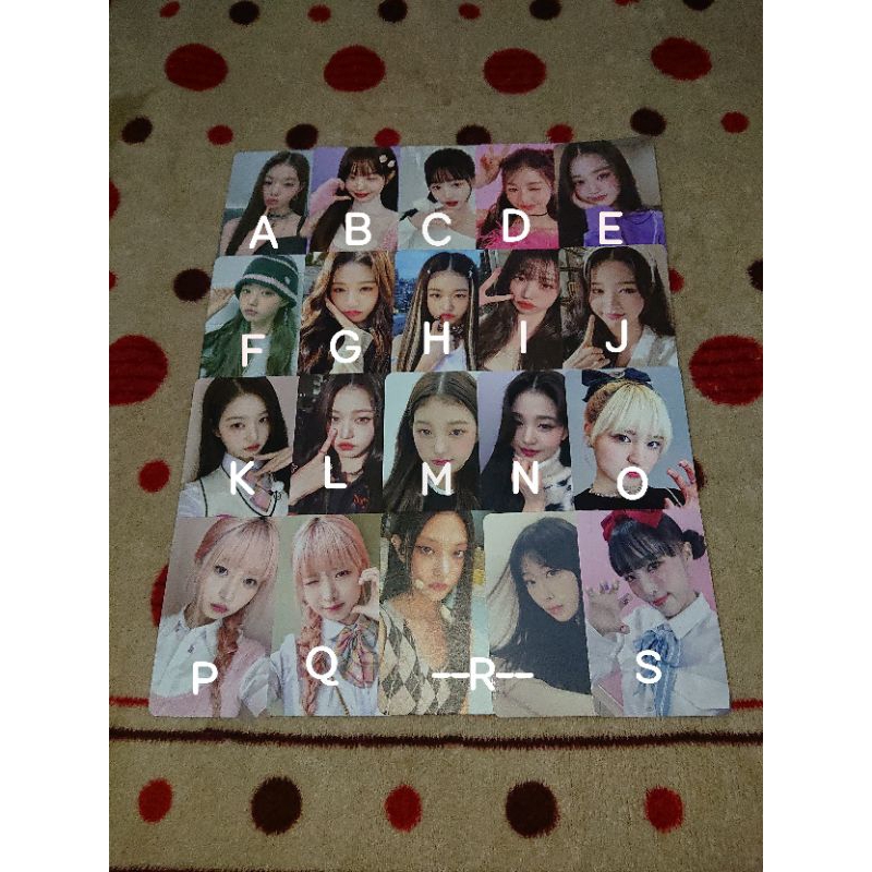 PHOTOCARD OFFICIAL IVE Aespa Newjeans Izone Wony Wonyoung Rei Liz Yena Haerin Giselle Amuse ...