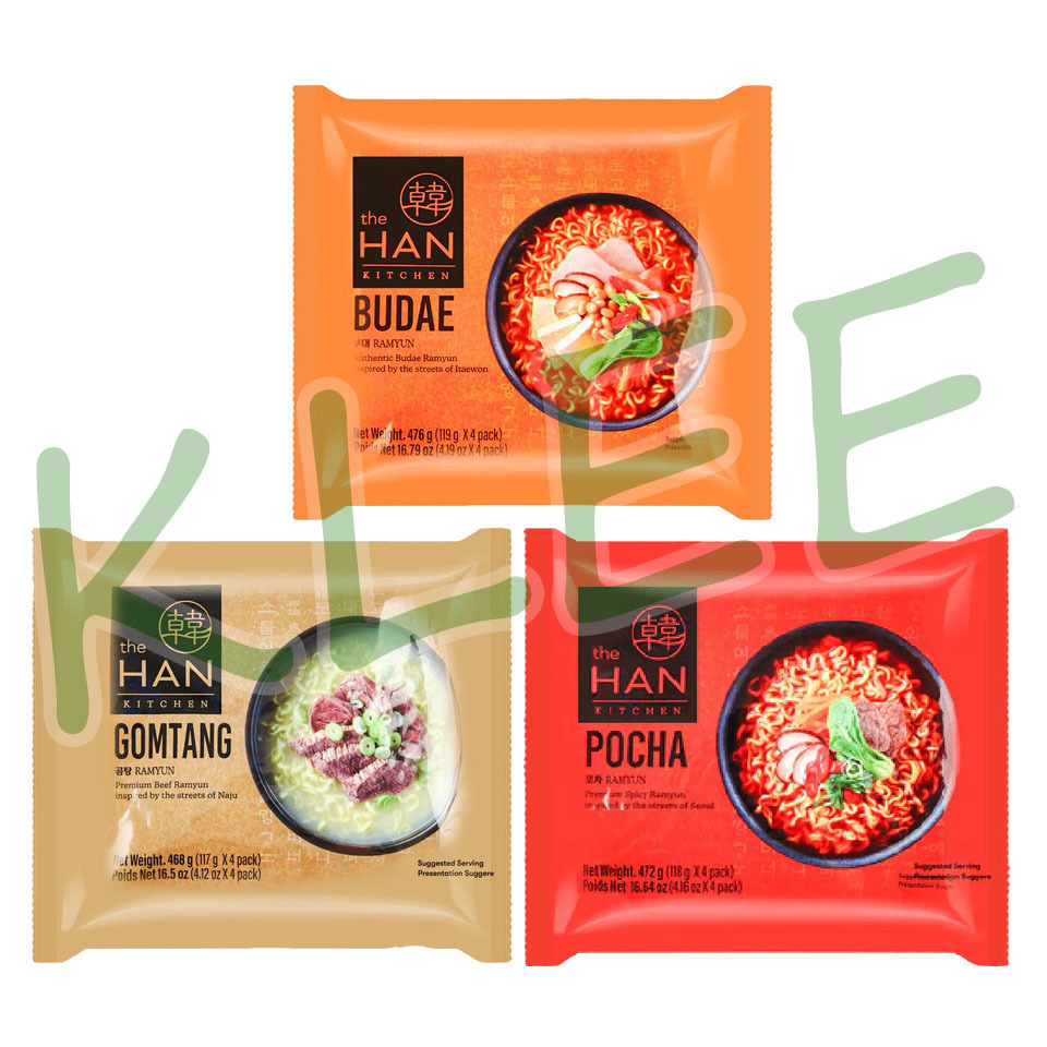 The Han Kitchen Ramyun Noodle - Korean Instant Noodles - Korean The Han ...