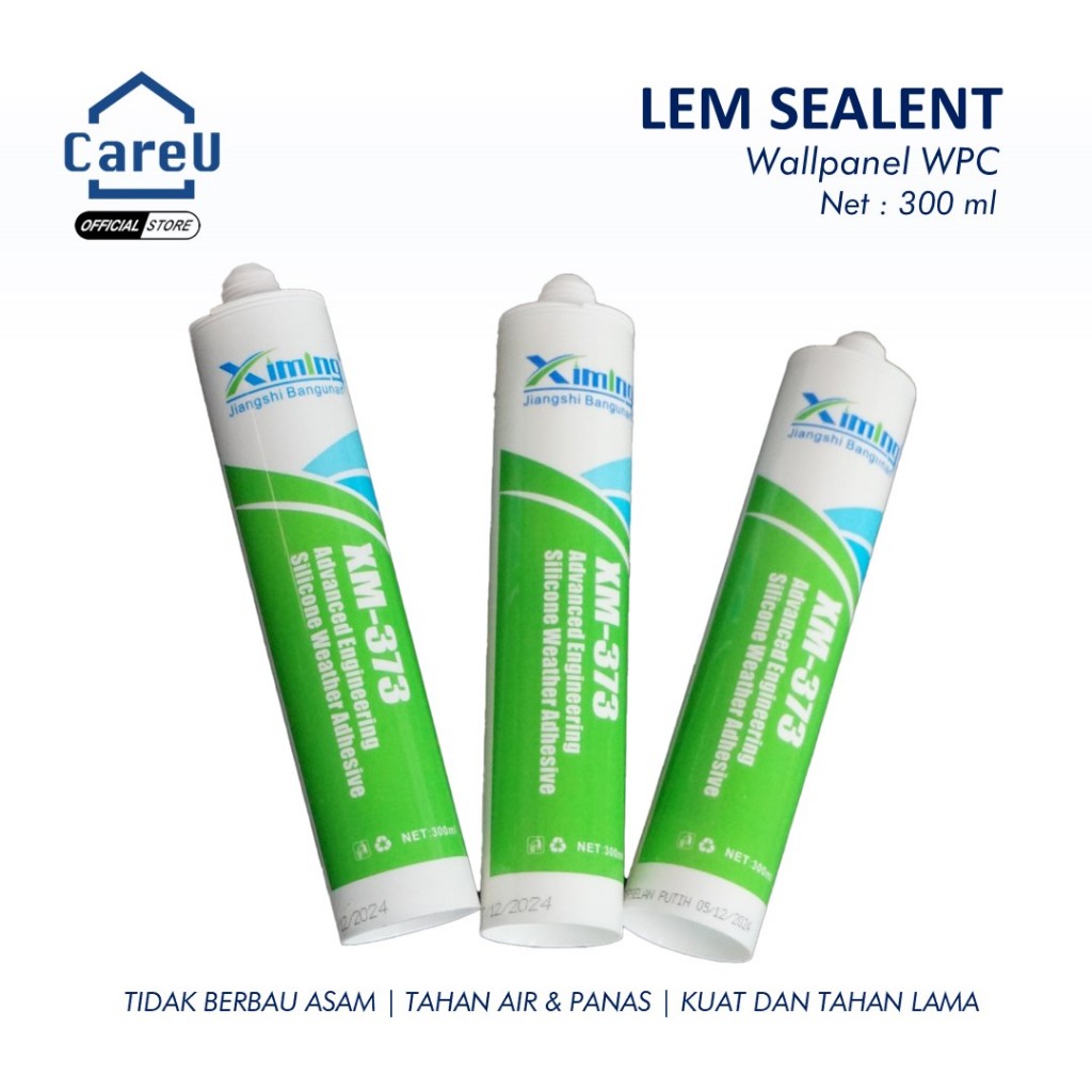 CareU Glue Sealant WPC Panel Decoration PVC Glue Silicone Adhesive Wall ...