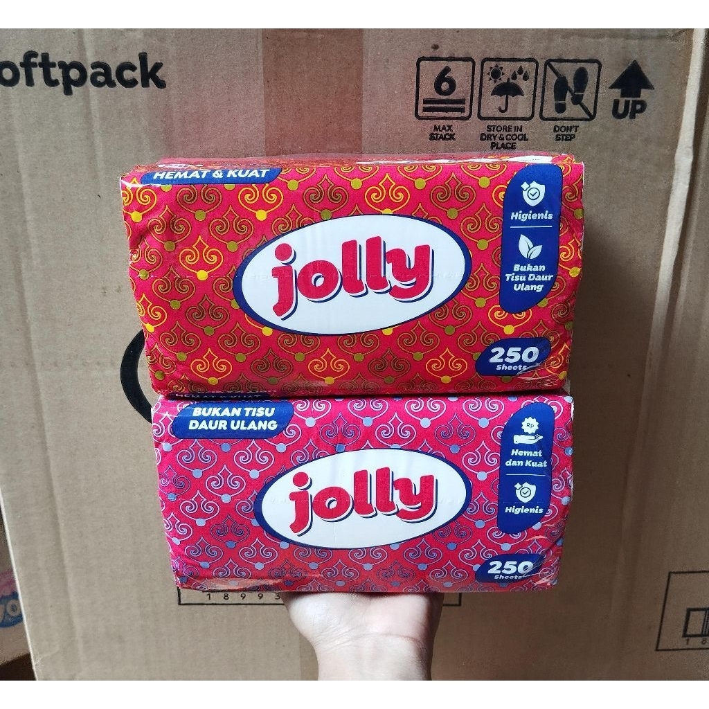 Jolly tissue 250s sheets | Shopee Singapore