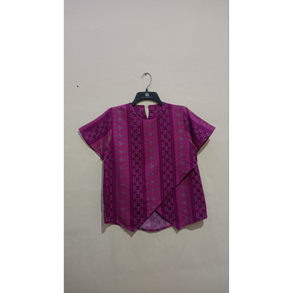 Songket Motif Girls Blouse (Ex. Shop Display) | Shopee Singapore