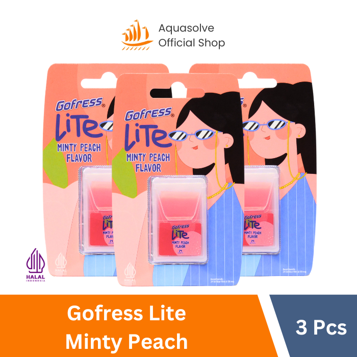 [BUNDLE] Gofress Lite Minty Peach (3 Pcs) | Shopee Singapore