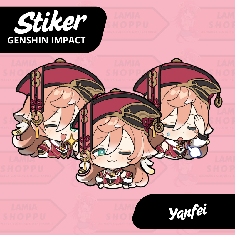 Genshin Impact Yanfei Sticker | Yanfei Genshin Sticker | Yanfei GI ...