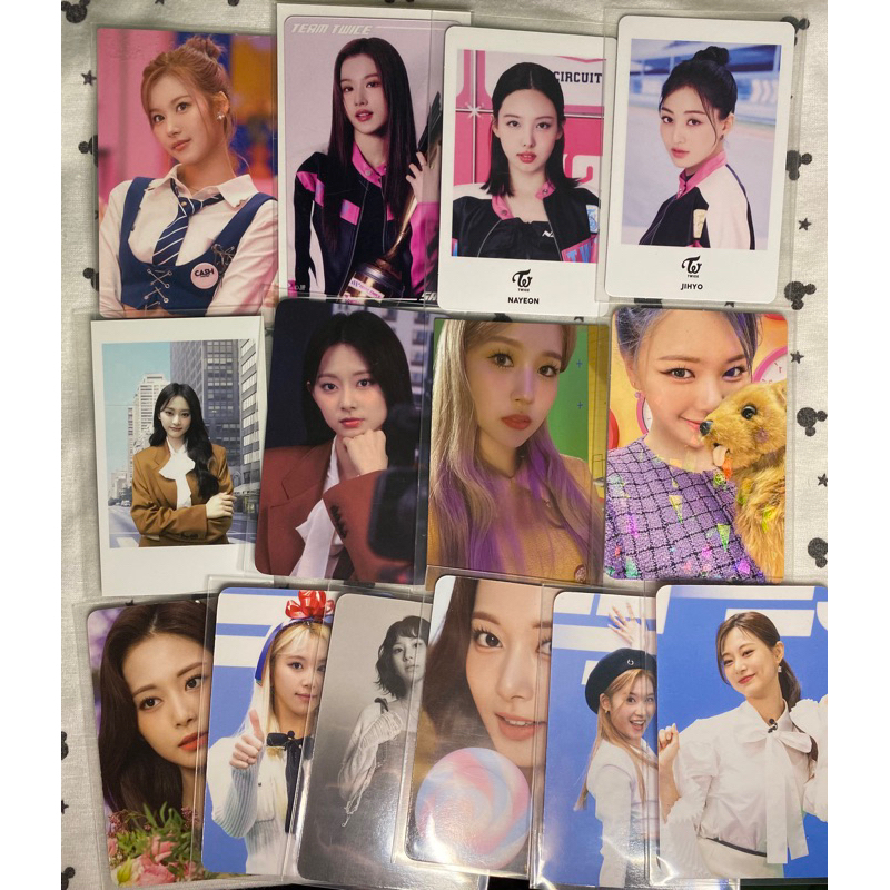 [READY] Pc Official Photocard Twice Mina Jeongyeon Momo Sana Tzuyu Chaeyoung Jihyo between 1&2 ...