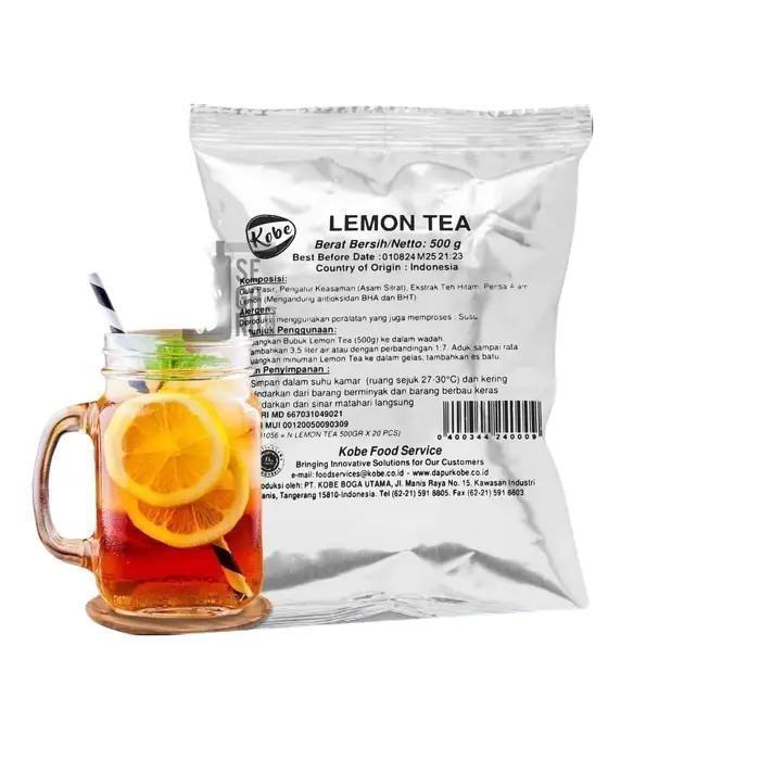 Kobe Tea Powder Halal Lemon Tea Lychee Lemonade Powder 500 grams ...