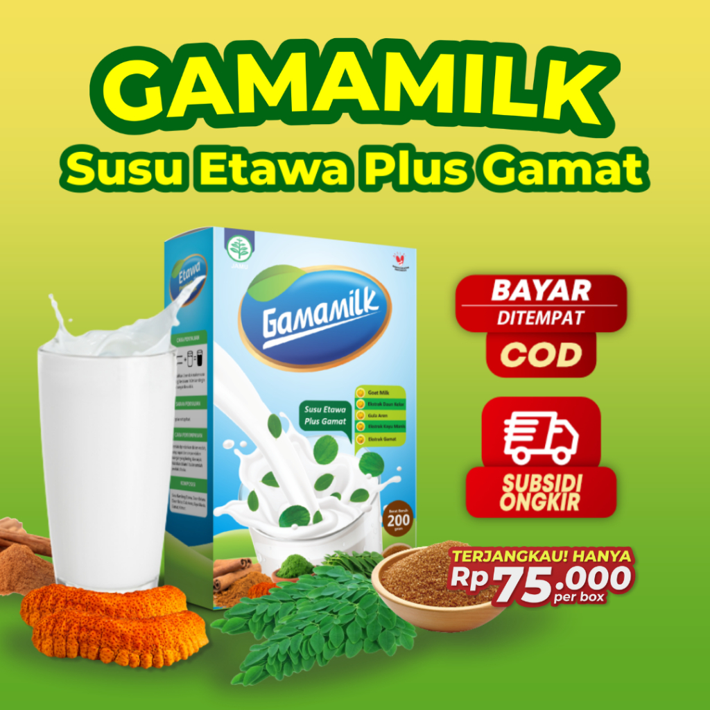 Gamamilk Etawa Goat Milk Plus Gamat - Original Product Guarantee ...