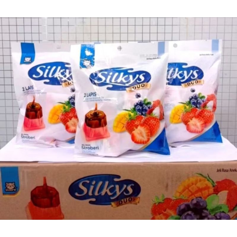 Silkys Duo Pudding contains 30 mixed flavors | Viral Pudding 30pcs ...