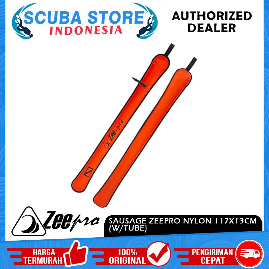 SMB Sausage Zeepro 117cm X 13cm Floating Marker Buoy Nylon Signal Float ...