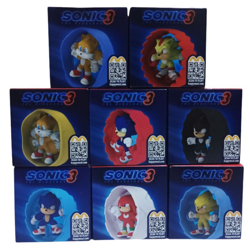 Happy Meal McDonald's Sonic The Hedgehog 3 Sonic Original Roller ...