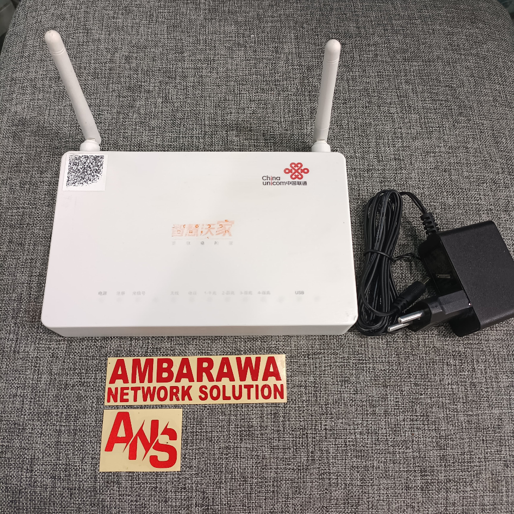 Zte F477 V1 Second EPON Router + 12V 1A Adapter | Shopee Singapore