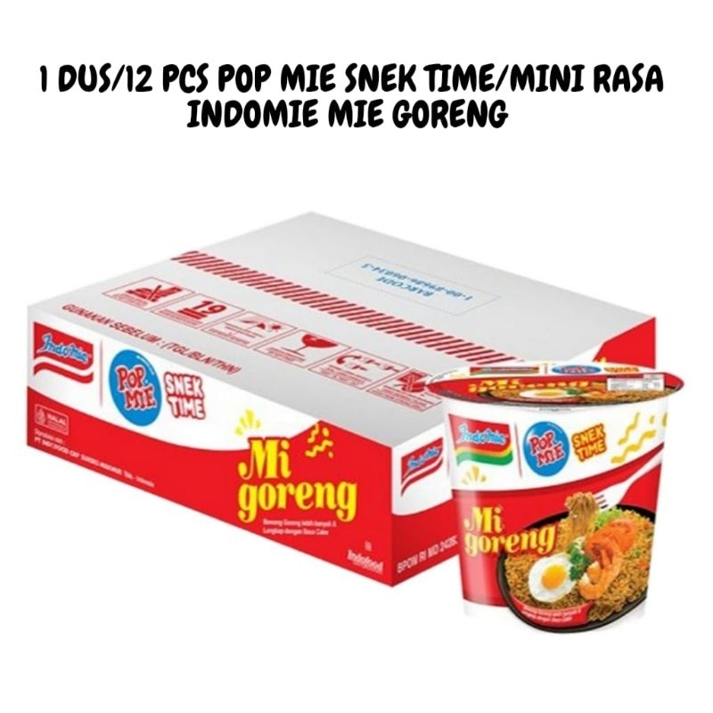 POP NOODLES MINI SNEK TIME FRIED INSTANT NOODLES FLAVOR FRIED INDOMIE ...