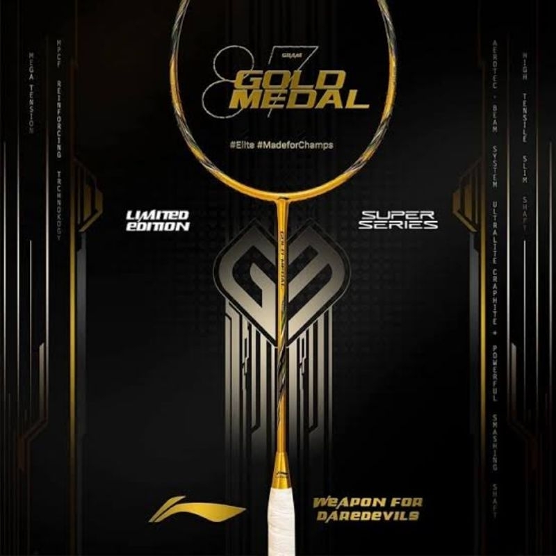 Li-ning Super Series SS Gold Medal Badminton Racket / Li-Ning Super ...