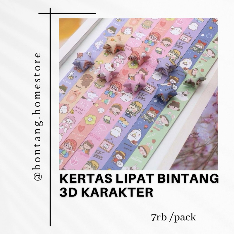 Sanrio STAR FOLDING PAPER 3D CUTE CHARACTERS | Diy ORIGAMI 3D ...